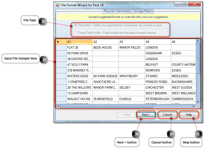 Topic Step 1 Record Delimiter